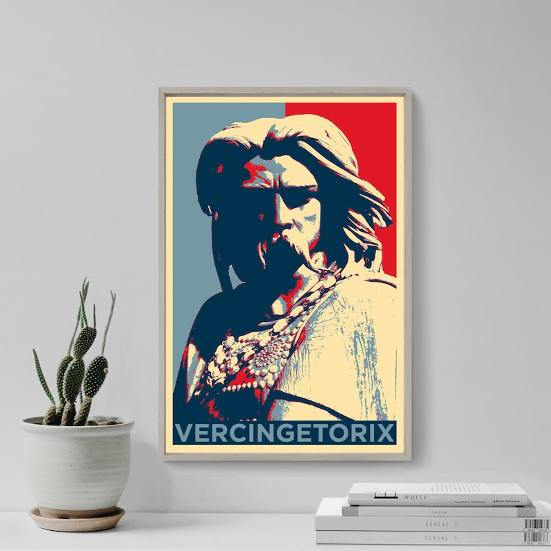 Vercingetorix Original Art Print - Photo Poster Gift Home Wall Decor ...