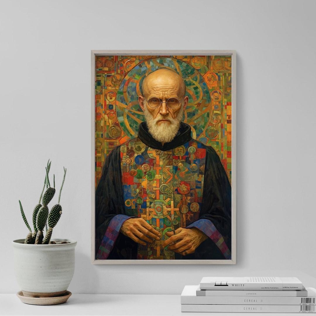 Meister Eckhart German Hero Inspired by Gustav Klimt / Foley - Art ...