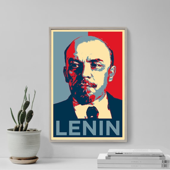 Vladimir Lenin Original Art Print Photo Poster Gift Hope | Etsy