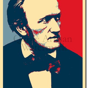 Richard Wagner Original Art Print - Photo Poster Gift Home Wall Decor ...