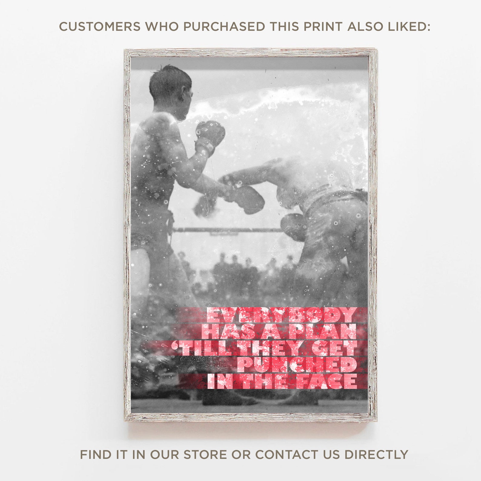 Boxing Motivational Poster 10 if You Think You Are | Etsy