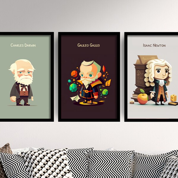 Charles Darwin Poster - Etsy