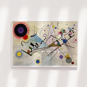 Wassily Kandinsky - Composition 8 / VIII (1923) - Painting Photo Poster ...