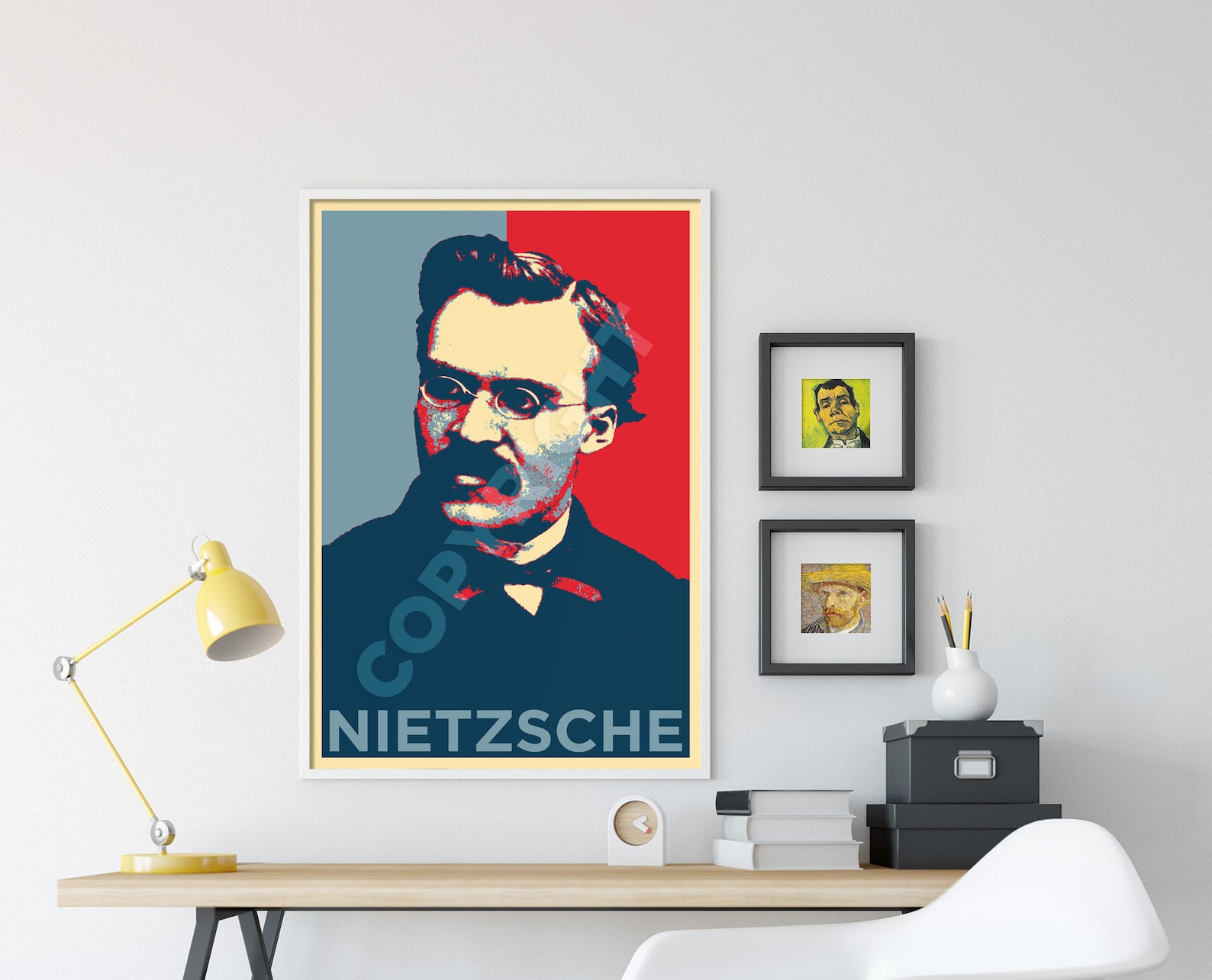 Friedrich Nietzsche Original Art Print - Photo Poster Gift Wall Decor ...