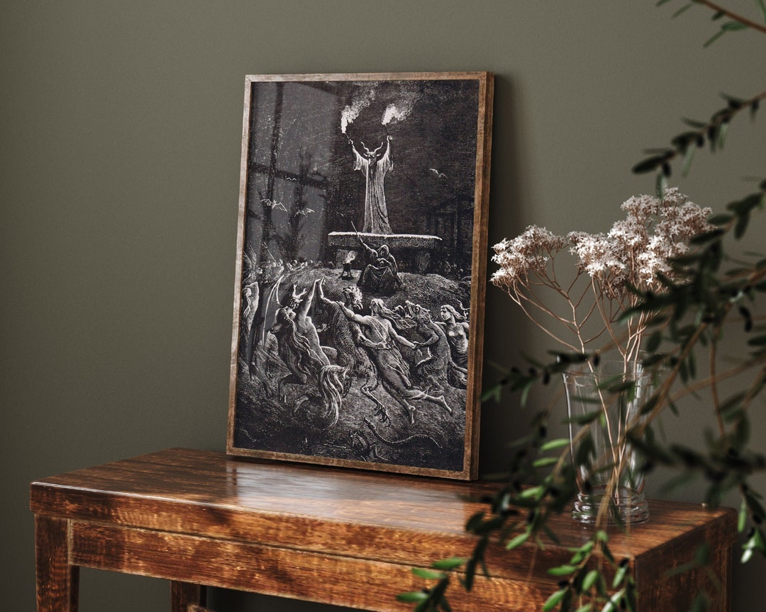 Gustave Dore Witches Dancing Sabbath (1880) - Art Print Poster Painting ...