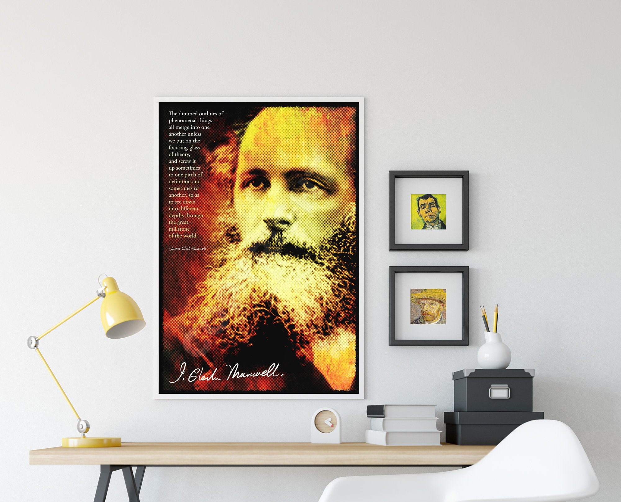 James Clerk Maxwell Original Art Print Photo Poster Gift - Etsy UK