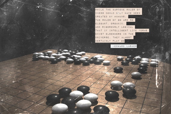 Go Board Game Motivational Poster 03 If Aliens | Etsy