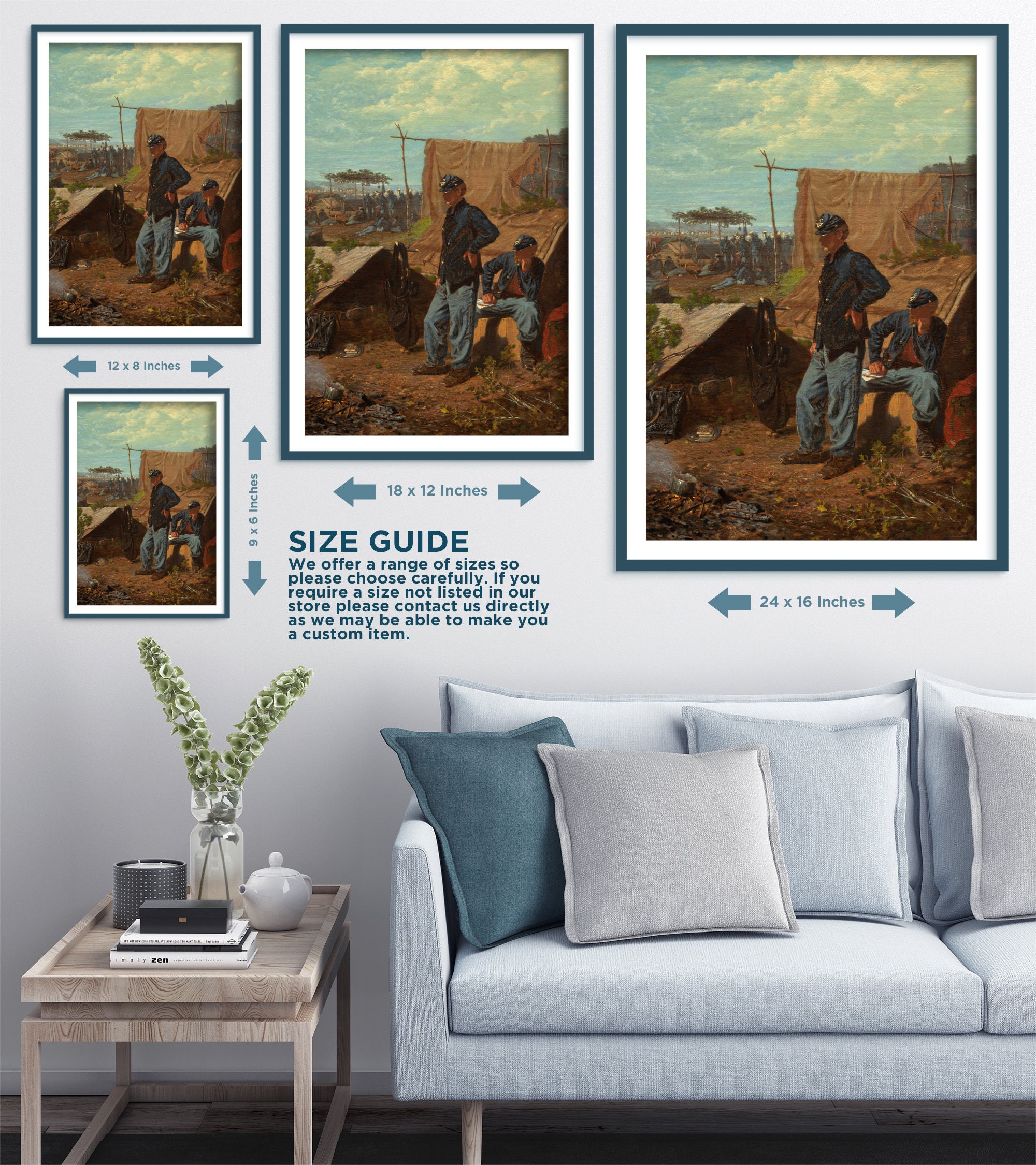 Winslow Homer - Home Sweet Home (1863) - Classic Painting Photo Poster ...