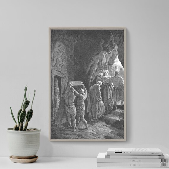 Gustave Dore the Burial of Sarah 1866 Drawing Photo - Etsy