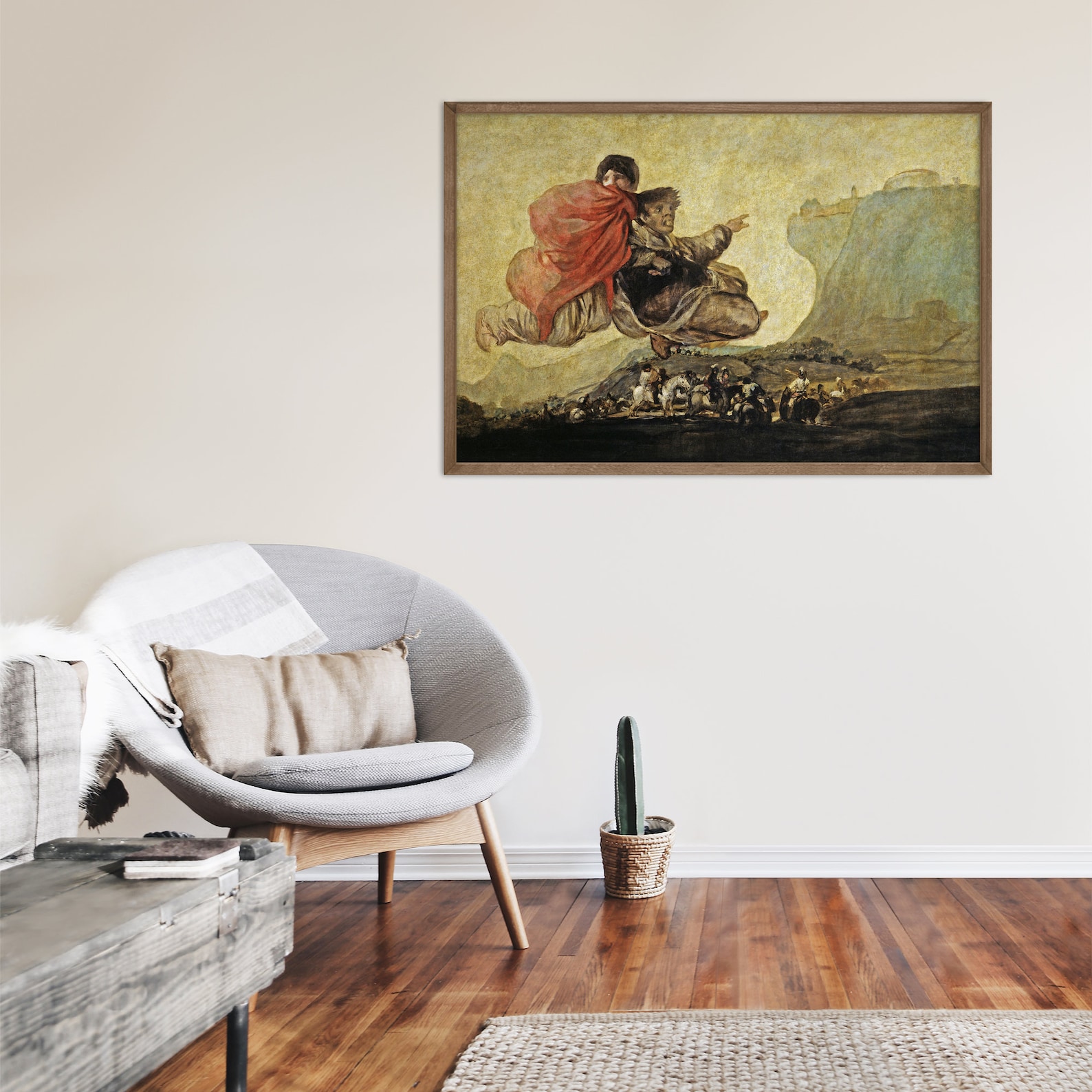 Francisco Goya - Fantastic Vision / Asmodea (1823) - Classic Painting ...