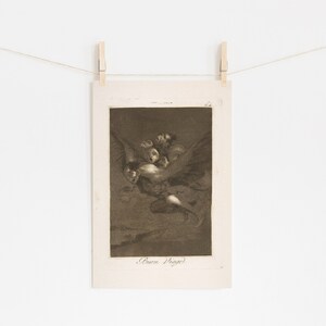 Francisco Goya - Plate 64 From Bon Voyage (1799) - Classic Painting ...