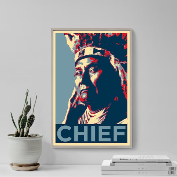 Chief Joseph Original Art Print Photo Poster Gift Wall Home - Etsy UK