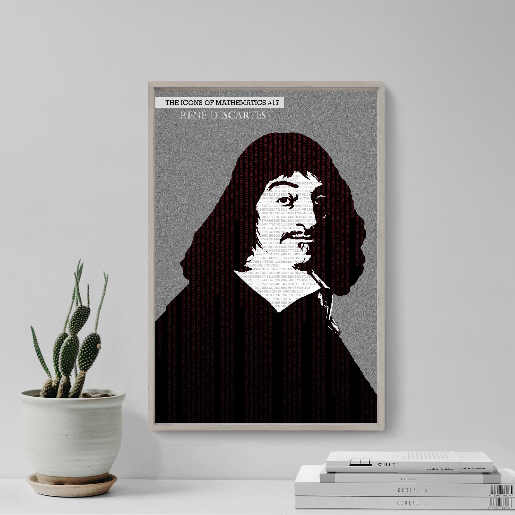 Rene Descartes The Icons of Mathematics 17 Kunstdruck - Etsy.de