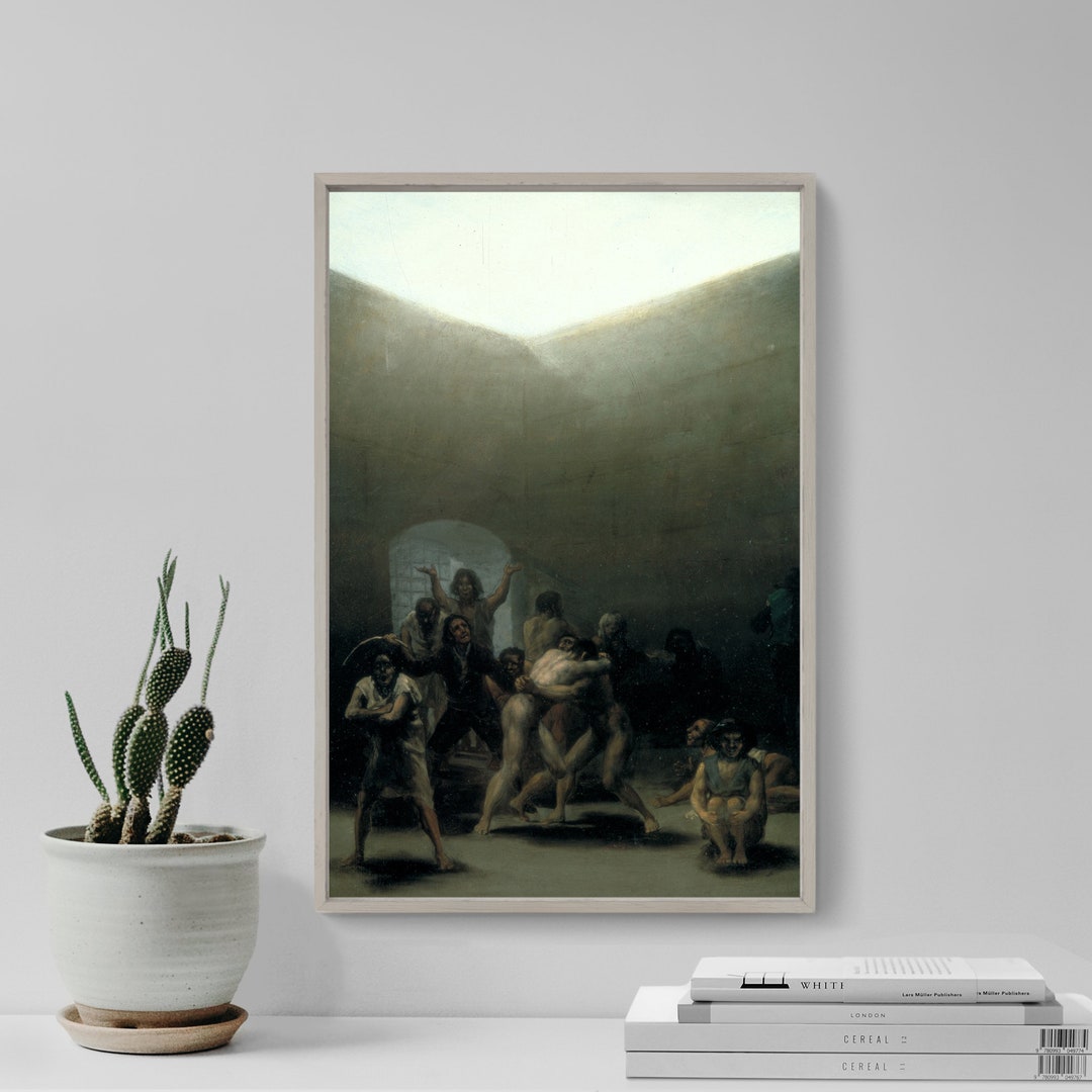 Francisco Goya - Courtyard With Lunatics (1794) - Classic Painting ...