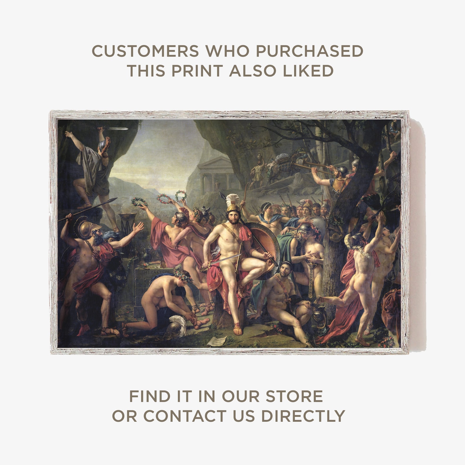 Jacques-louis David the Intervention of the Sabine Women - Etsy UK