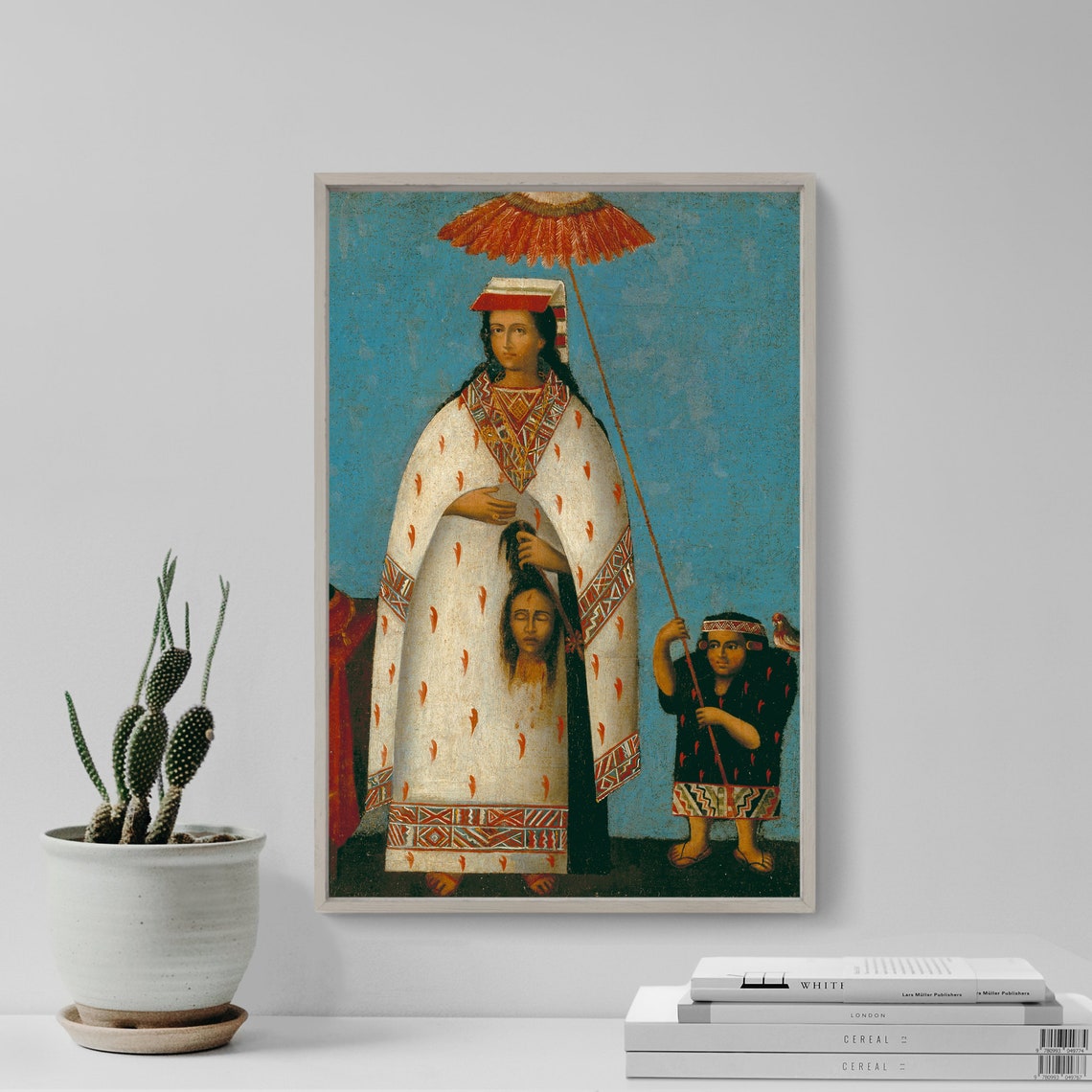 Inca Princess Poster - Peruvian Art Print - Inca Art - Inca Painting ...