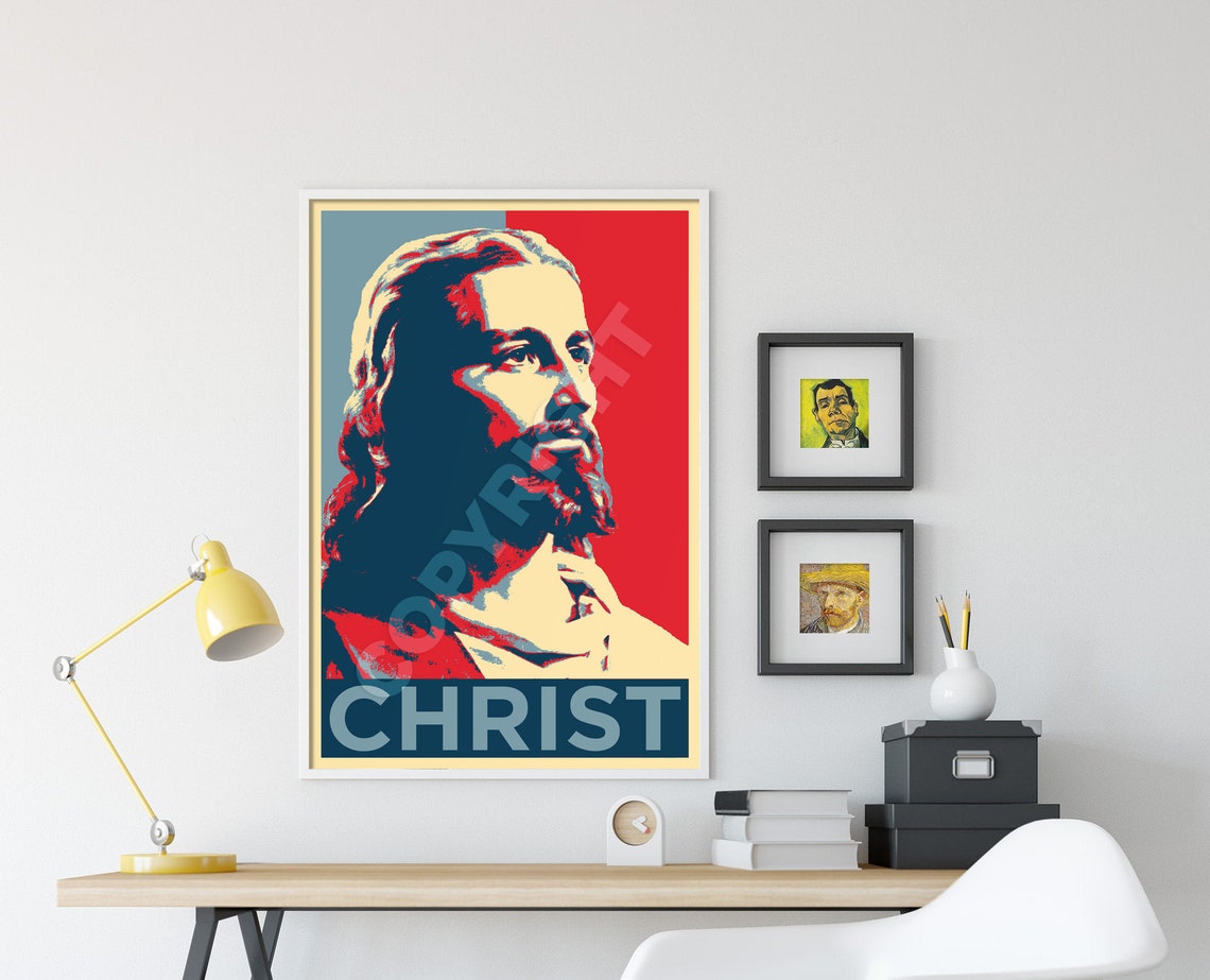 Jesus Christ Original Art Print Photo Poster Gift Home Wall - Etsy