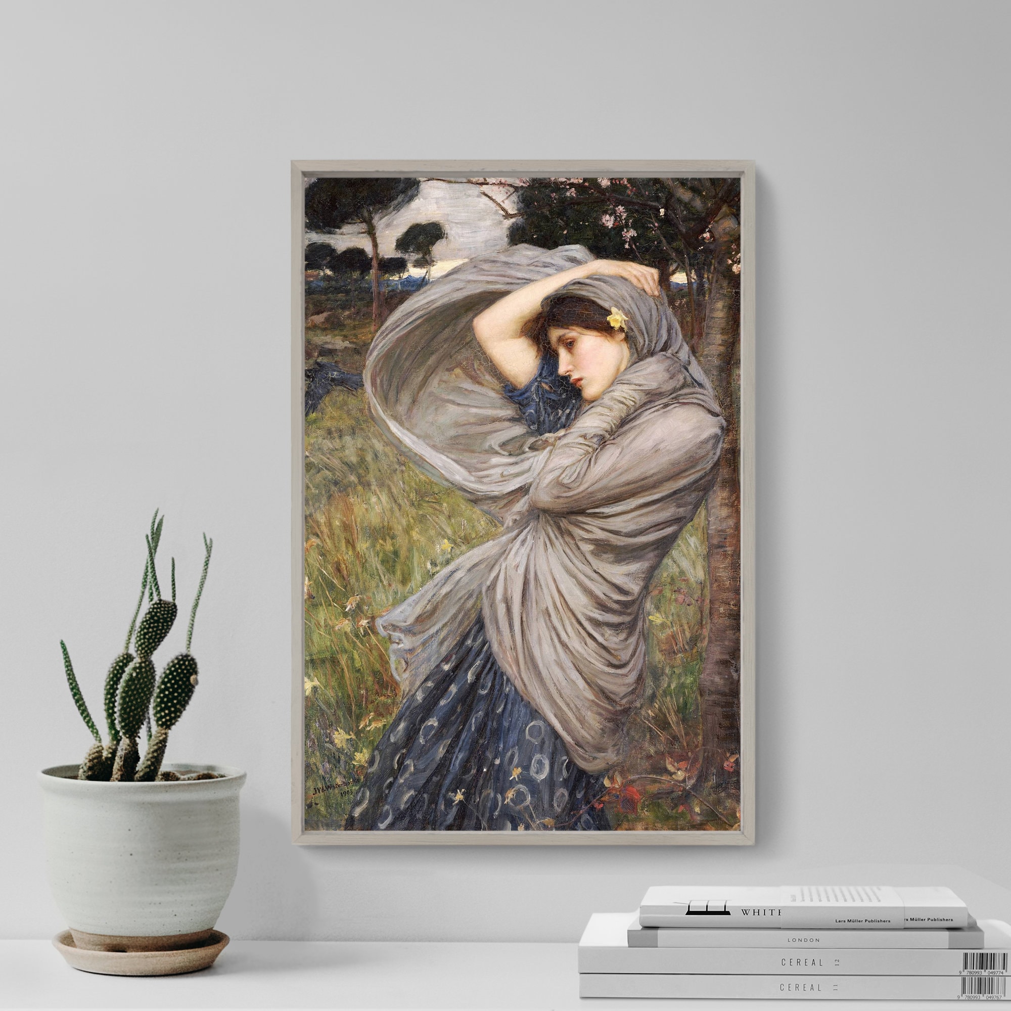 John William Waterhouse Boreas 1903 Classic Painting | Etsy
