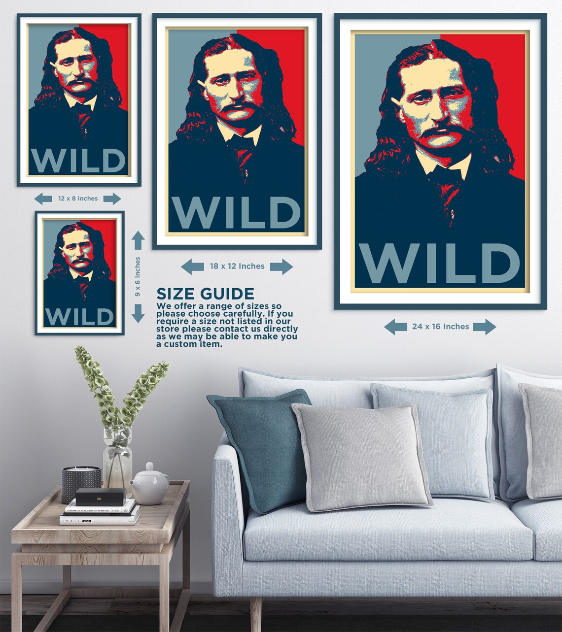 Wild Bill Hickok Original Art Print Photo Poster Gift Hope - Etsy