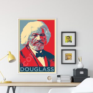 Frederick Douglass Original Art Print - Photo Poster Gift Wall Home ...