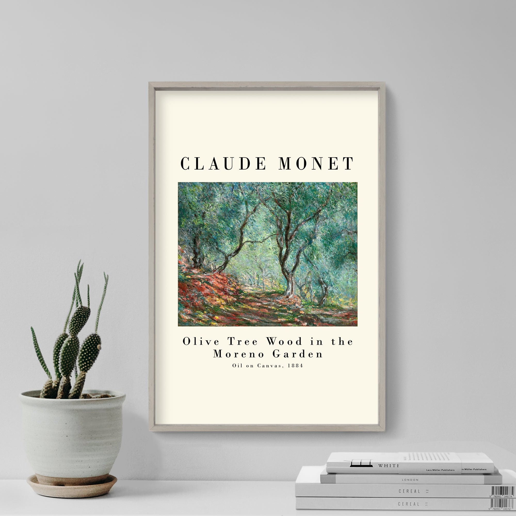 Claude Monet - Olive Tree Wood in the Moreno Garden Gallery (1884 ...