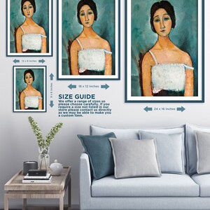 Amedeo Modigliani - Christina (1916) - Classic Painting Photo Poster ...