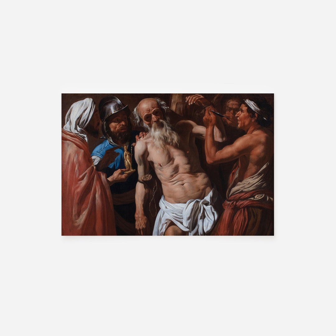 Matthias Stom the Martyrdom of St Bartholomew 1635 Art Print Poster ...