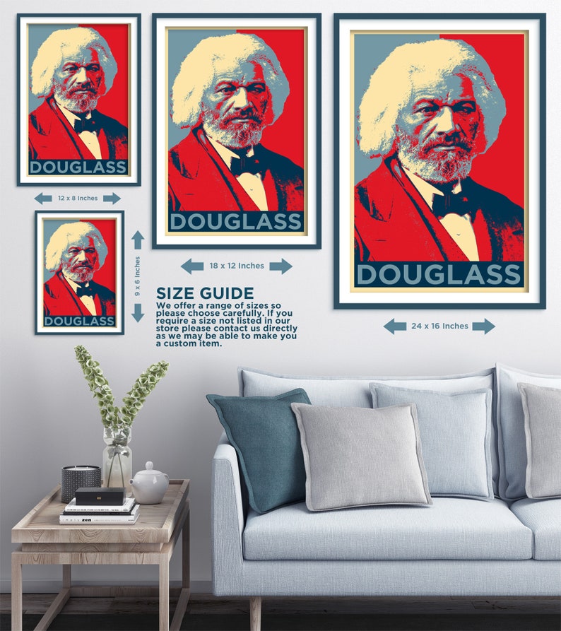 Frederick Douglass Original Art Print Photo Poster Gift Wall - Etsy