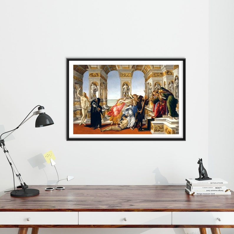 Sandro Botticelli Calumny of Apelles 1495 Reproduction - Etsy UK