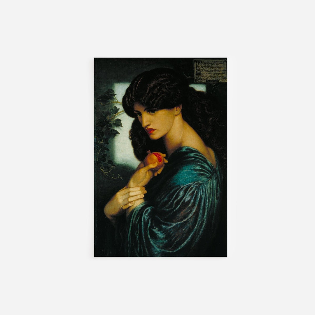 Dante Gabriel Rossetti - Proserpine Rossetti Painting (1874) - Art ...