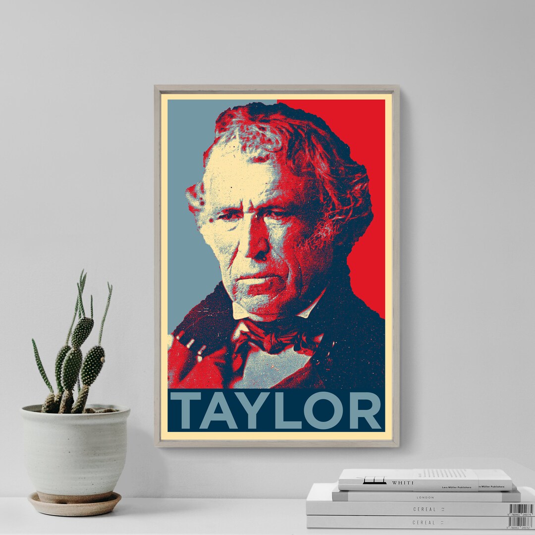 Zachary Taylor Poster, Former President of USA, Zachary Taylor Print ...