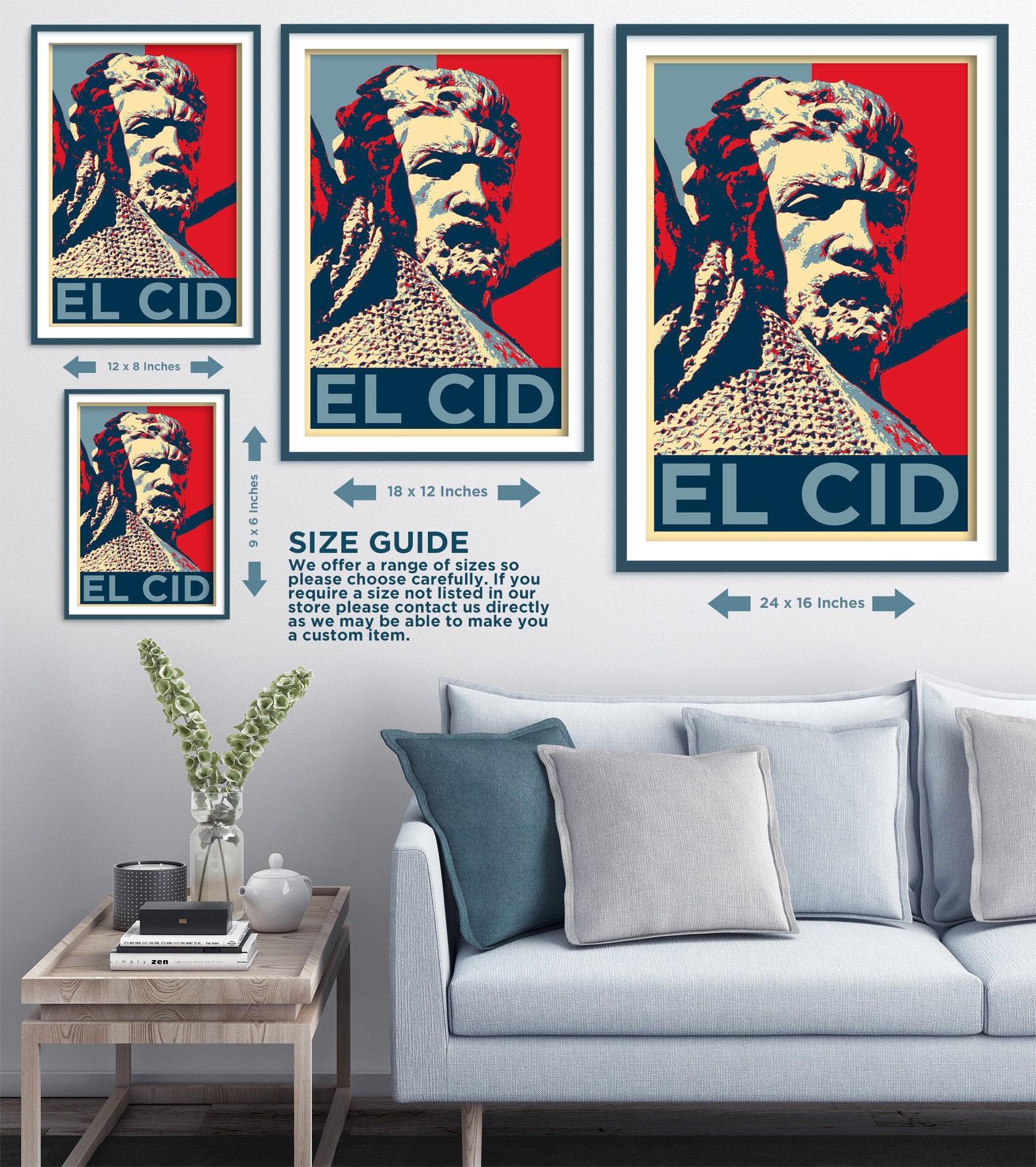 El Cid Original Art Print Photo Poster Gift Home Wall Decor | Etsy