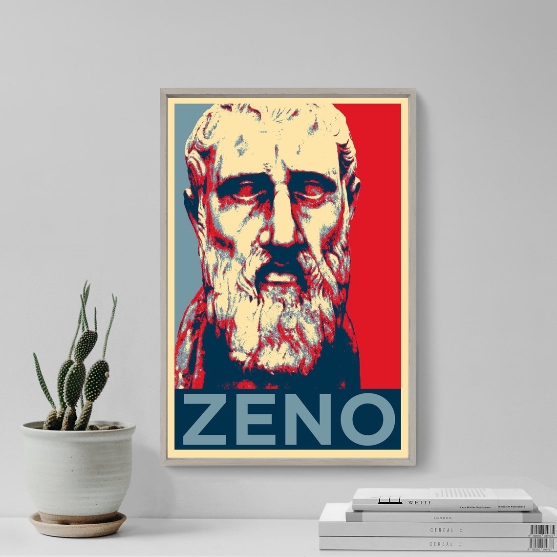 Zeno of Citium Original Art Print Photo Poster Gift Hope - Etsy