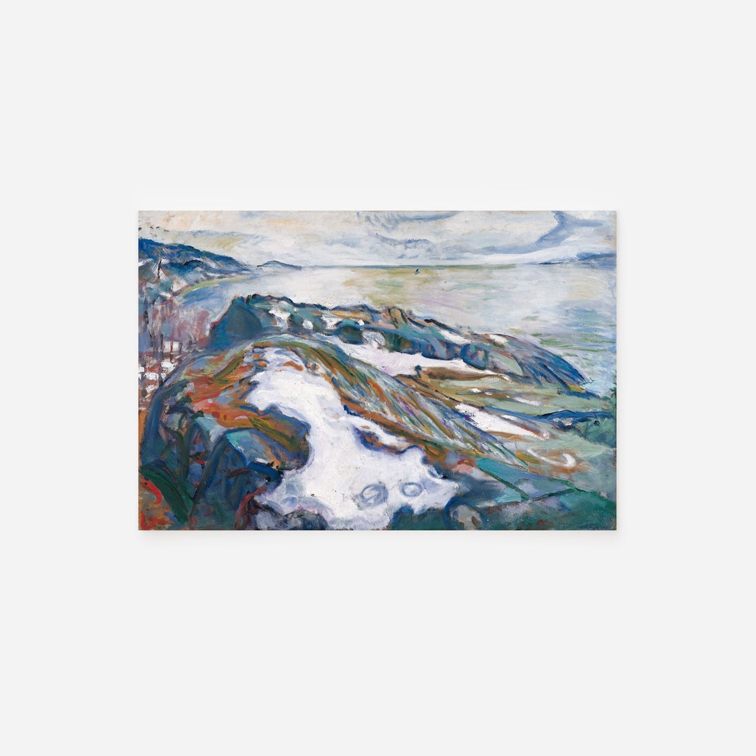 Edvard Munch Winter Landscape 1915 Art Print Poster Painting Museum ...