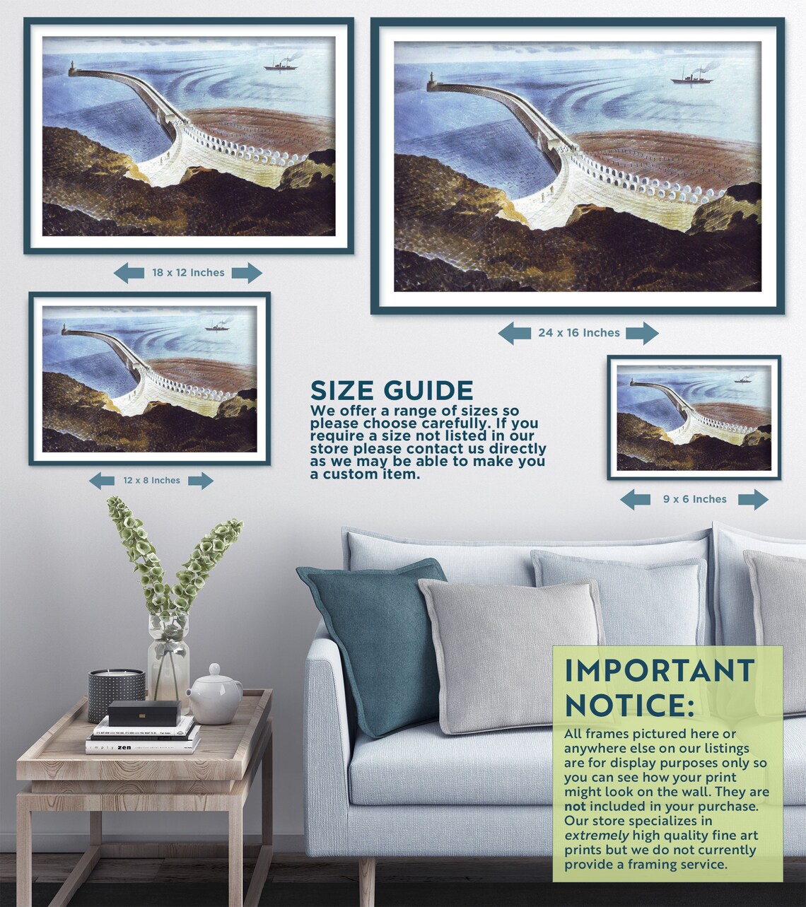 Eric Ravilious Downs in Winter 1935 Classic Painting | Etsy