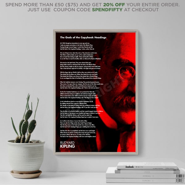 If Rudyard Kipling - Etsy UK