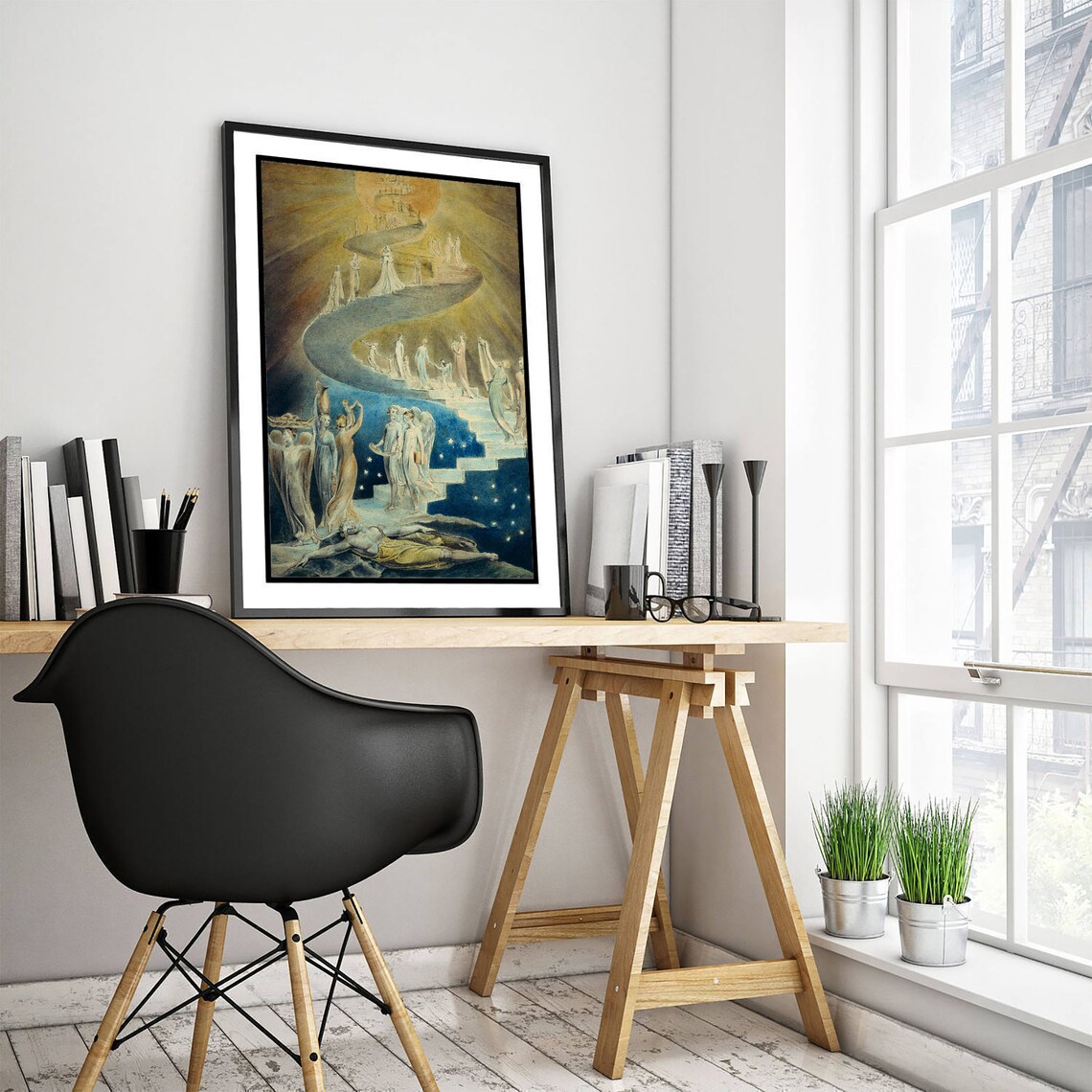 William Blake Jacobs Dream Ladder 1805 Classic Painting - Etsy