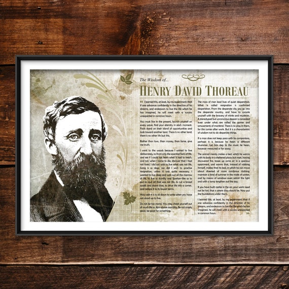 Civil Disobedience Thoreau Quotes Henry David Thoreau Quotes