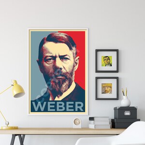 Max Weber Original Art Print - Photo Poster Gift Hope Sociology ...