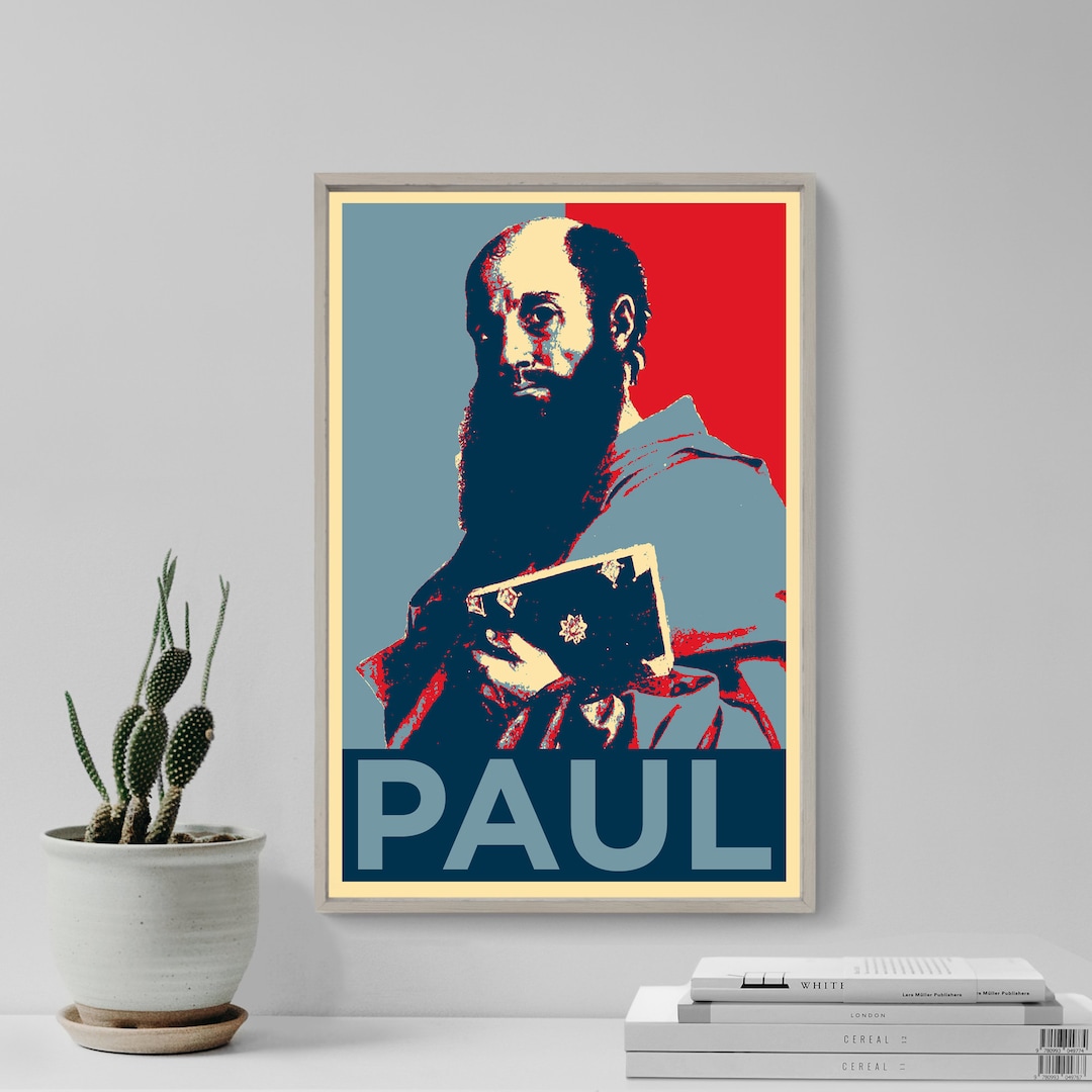 Paul the Apostle Original Art Print - Photo Poster Gift Home Wall Decor ...