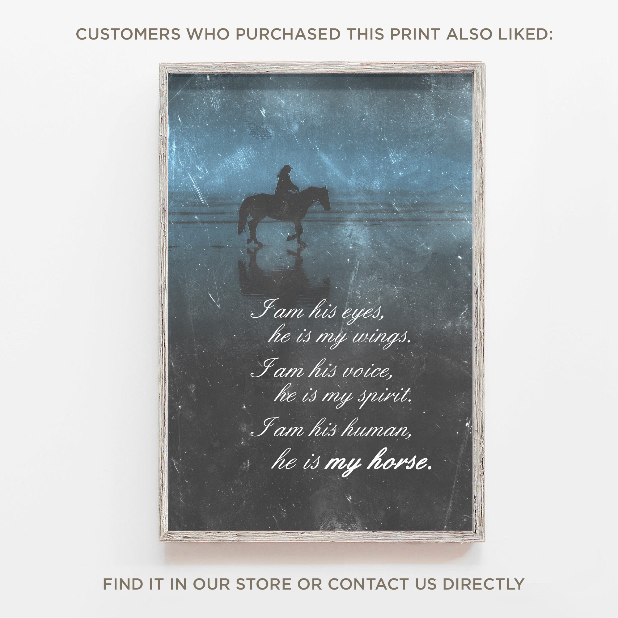 Horse Riding Motivational Quote Poster No hour of life | Etsy