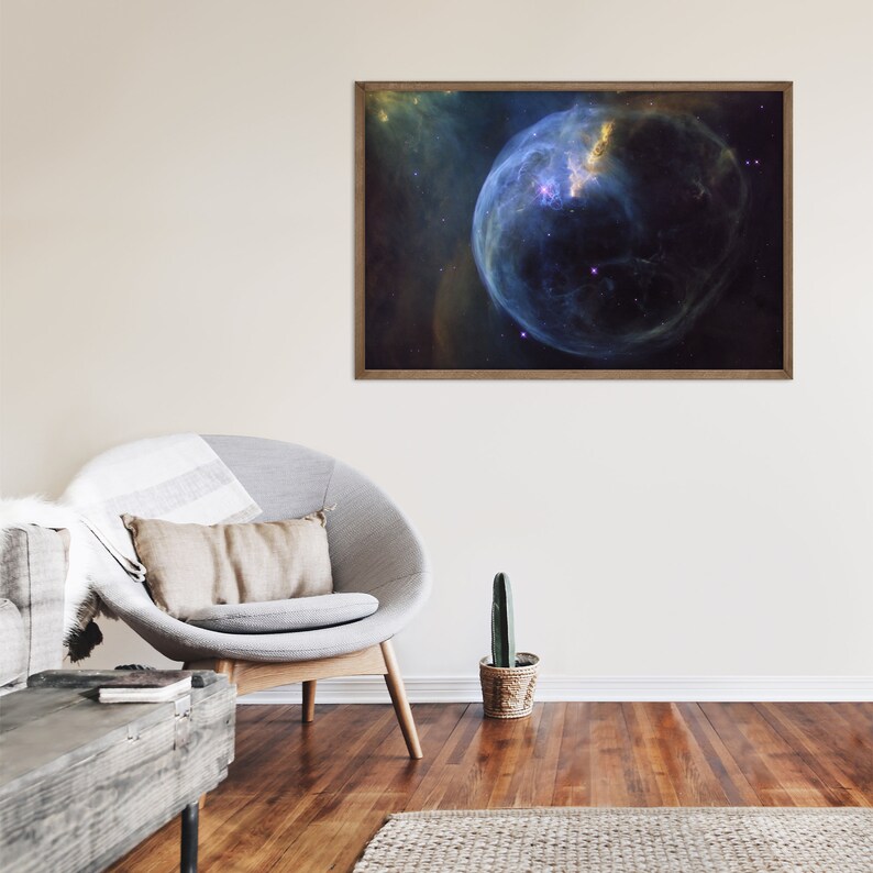 Bubble Nebula Art Print - Photo Poster Art Gift Wall Home Decor Giclée ...