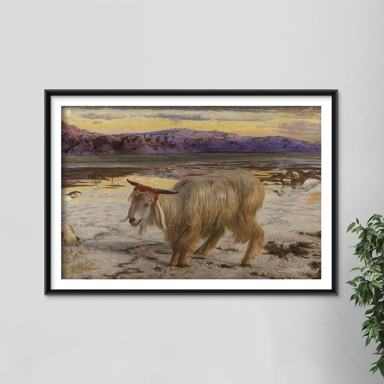William Holman Hunt the Scapegoat 1854 Classic Painting - Etsy UK