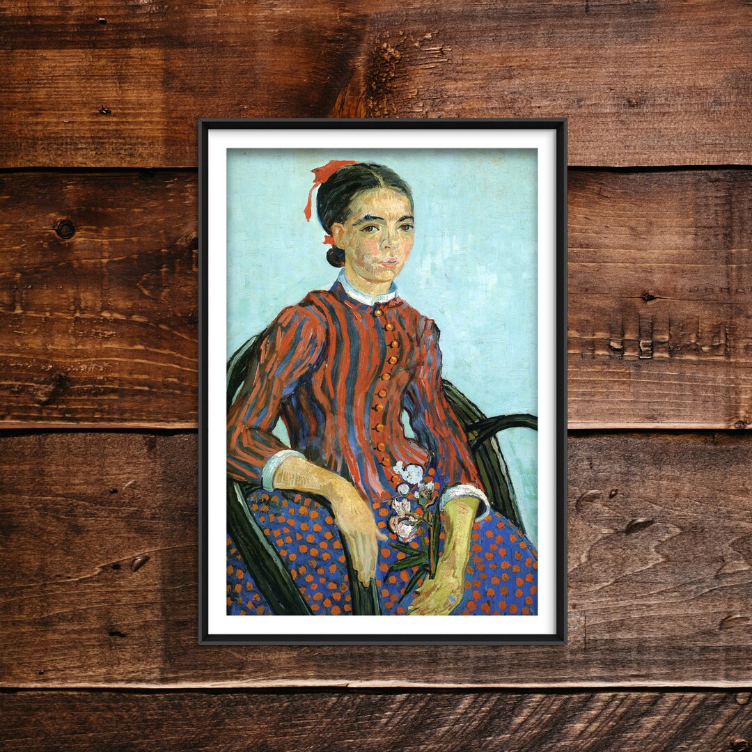 Vincent Van Gogh - La Mousme (1888) - Art Print Painting Poster Wall ...