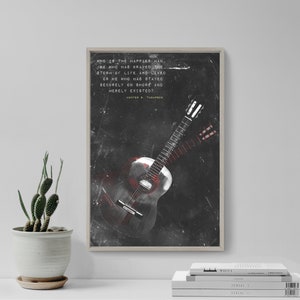 GUITAR Motivational Poster 02 - "when I Think" - Inspirational Learning ...
