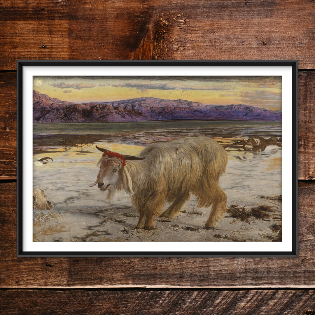 William Holman Hunt - the Scapegoat (1854) - Classic Painting Photo ...