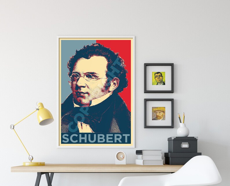 Franz Schubert Original Art Print Photo Poster Gift - Etsy UK