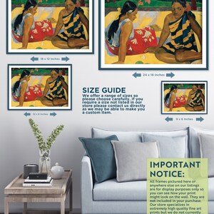 Paul Gauguin - Parau Api. What News (1892) - Painting Photo Poster ...