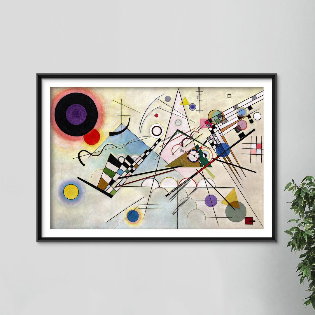 Wassily Kandinsky - Composition 8 / VIII (1923) - Painting Photo Poster ...