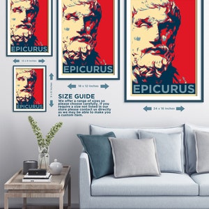 Epicurus Original Art Print - Photo Poster Gift - Hope Parody Greek ...